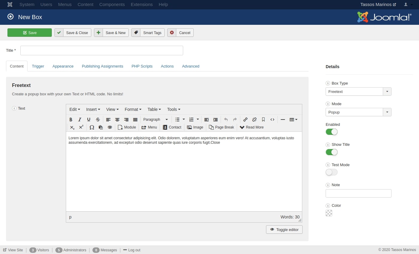 EngageBox - Joomla Popup Builder and Lead Generation Extension